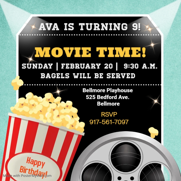 Copy of Classic Movie Watch Party Invitation | PosterMyWall