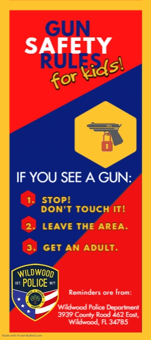 Kids Gun Safety Flyer | PosterMyWall