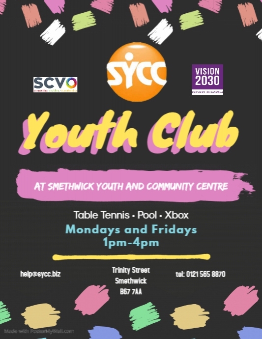 Youth Club | PosterMyWall