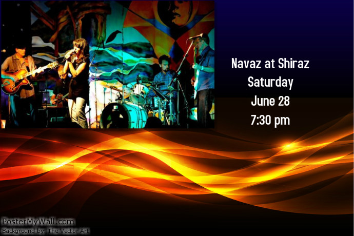 Navaz at Shiraz! | PosterMyWall