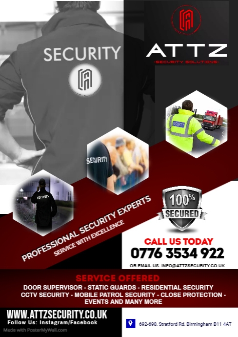 security service flyer | PosterMyWall
