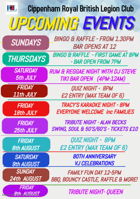 Upcoming Events Dec 2023 (Final Copy) | PosterMyWall