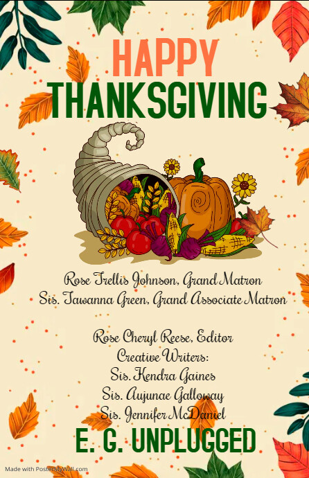 thanks giving poster | PosterMyWall