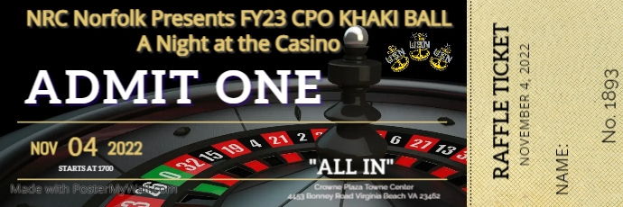 Copy of Gold Printable Raffle Ticket Design Template | PosterMyWall