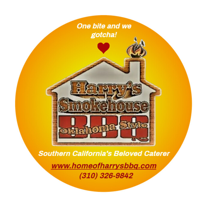 Harrys BBQ Sticker | PosterMyWall