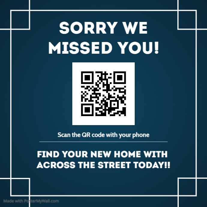 Copy of scan menu qr code square template (1) | PosterMyWall