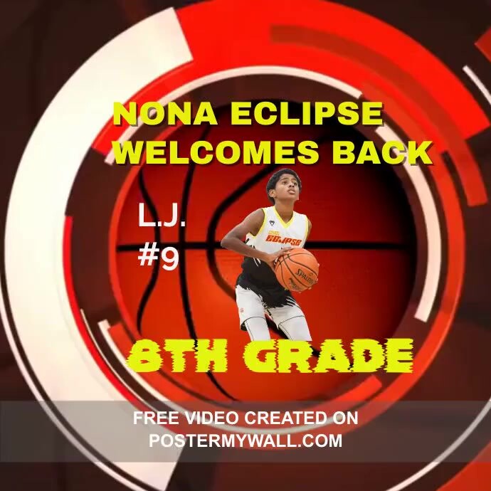 BASKETBALL VIDEO TEMPLATE (25) | PosterMyWall