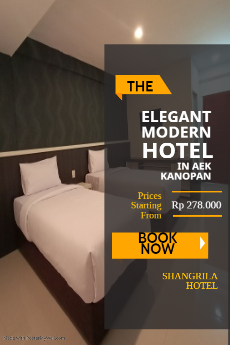 Copy of hotel promo banner ad | PosterMyWall