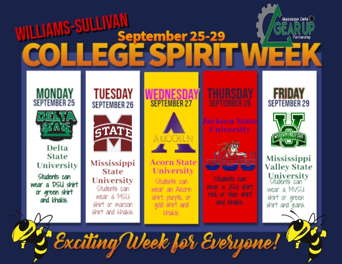 College Spirit Week Ads | PosterMyWall