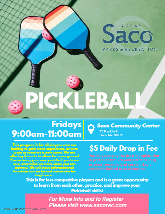Pickleball Tournament Flyer | PosterMyWall
