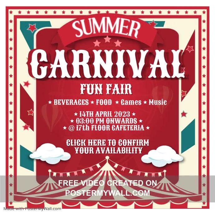 Carnival Circus Display | PosterMyWall