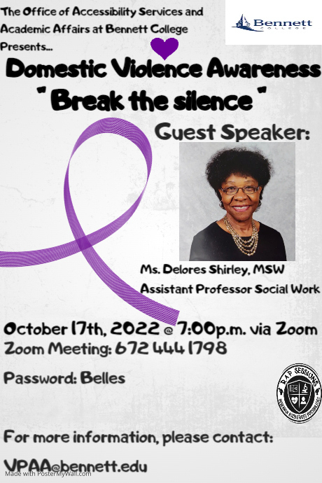 Domestic Violence Awareness event flyer | PosterMyWall