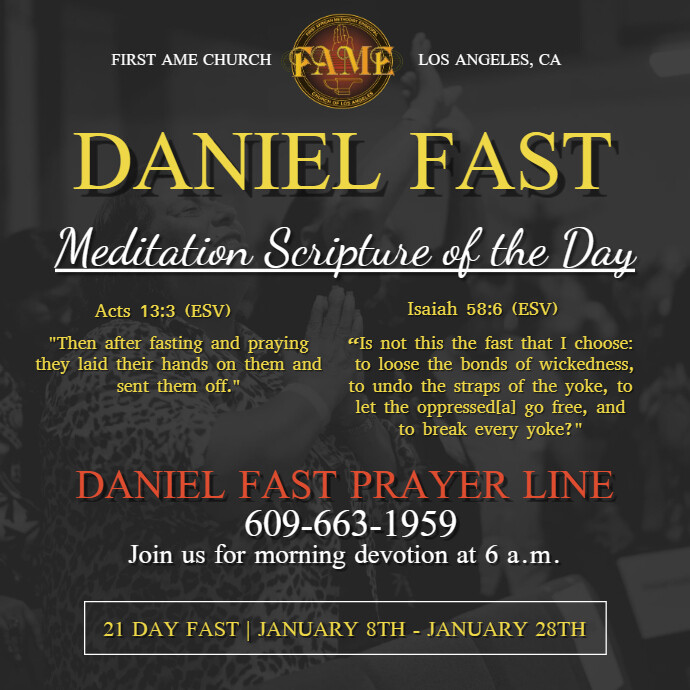 Daniel Fast Flyer (1) | PosterMyWall