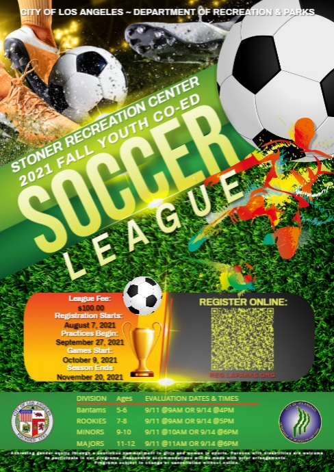 2021 Fall Soccer League Flyer | PosterMyWall
