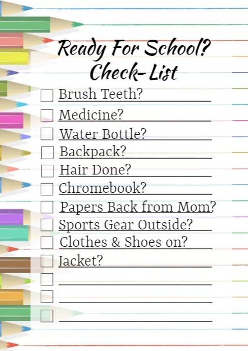 To do list kids | PosterMyWall