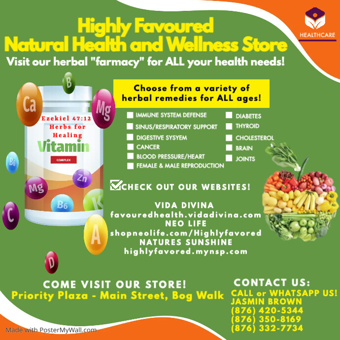 Copy of Copy of Copy of Multivitamins Advertisement Purple | PosterMyWall