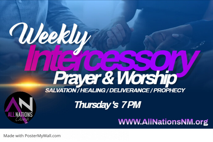 Intercessory Prayer - Flyer | PosterMyWall