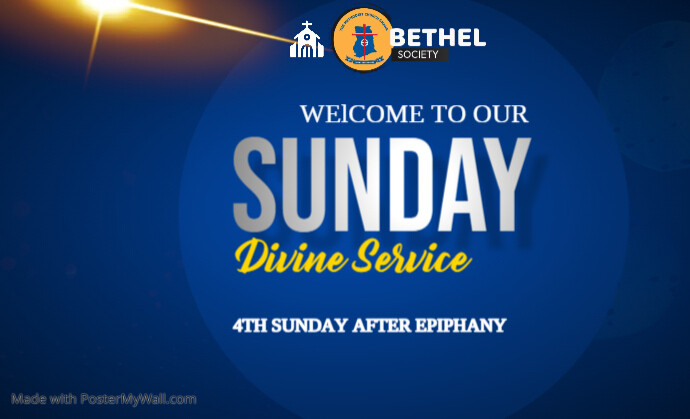 Sunday Service Worship Advert | PosterMyWall