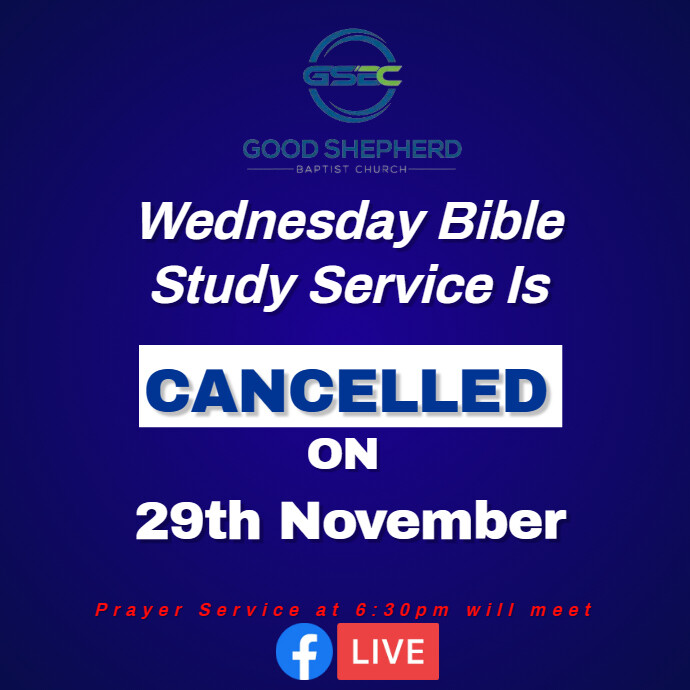 Cancelled | PosterMyWall