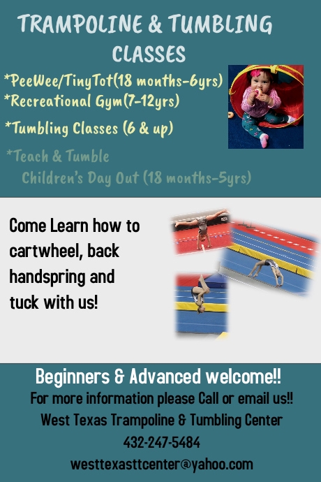 Copy of Dance, Tumble, Gymnastics, poster, performance, competition ...