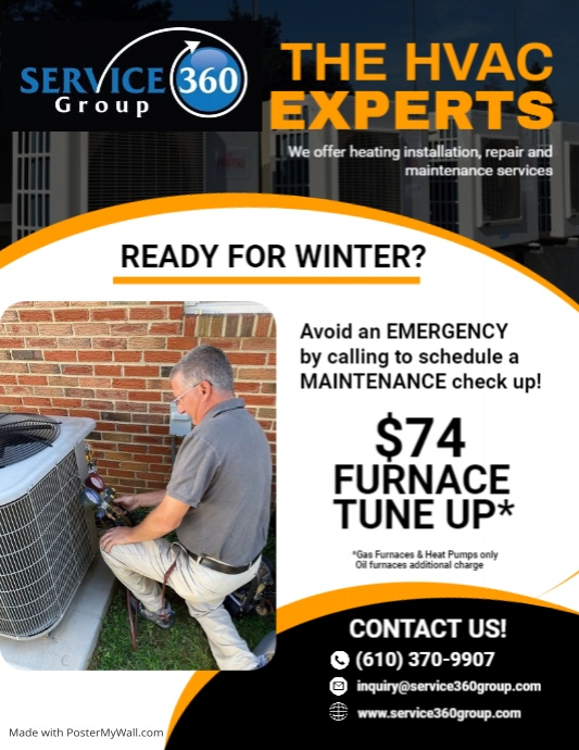 Copy of Heating and Cooling HVAC Flyer Ad Template | PosterMyWall