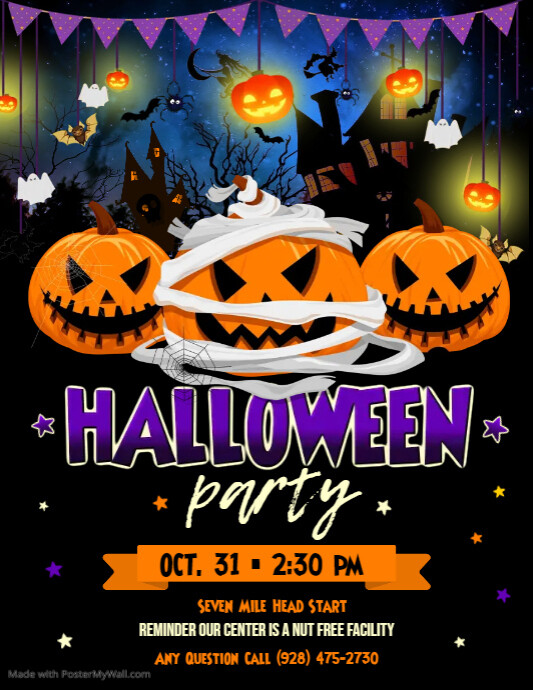 HALLOWEEN FLYER | PosterMyWall