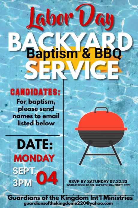 Copy of labor day service | PosterMyWall