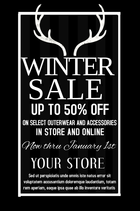 Copy of winter sale | PosterMyWall
