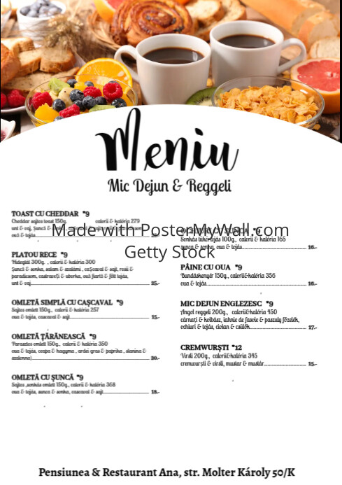 4 Mic dejun | PosterMyWall