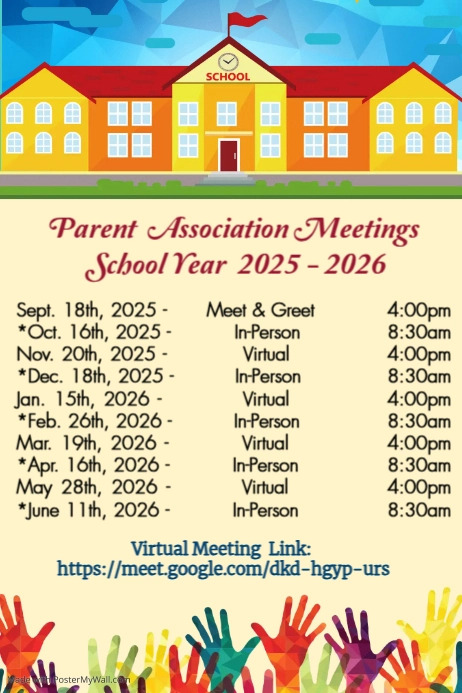 Copy of PTA Meeting Poster | PosterMyWall