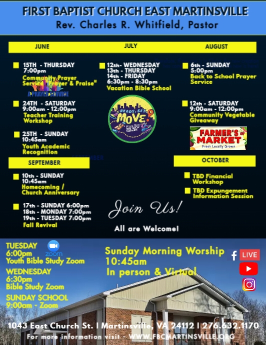Green Gospel Church Schedule Flyer Template | PosterMyWall