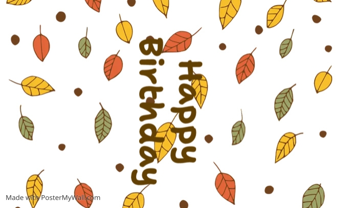 Copy of September Birthday | PosterMyWall