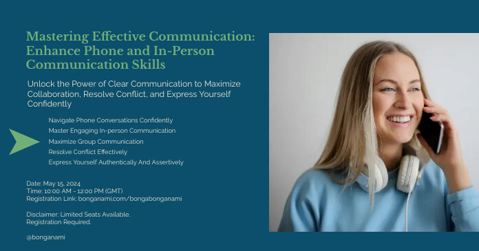 Copy of Effective Communication Seminar: Mastering Ph | PosterMyWall