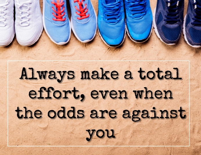 Efforts and consistent quote design template | PosterMyWall