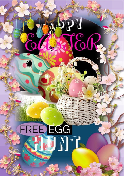 Copy of egg hunt | PosterMyWall