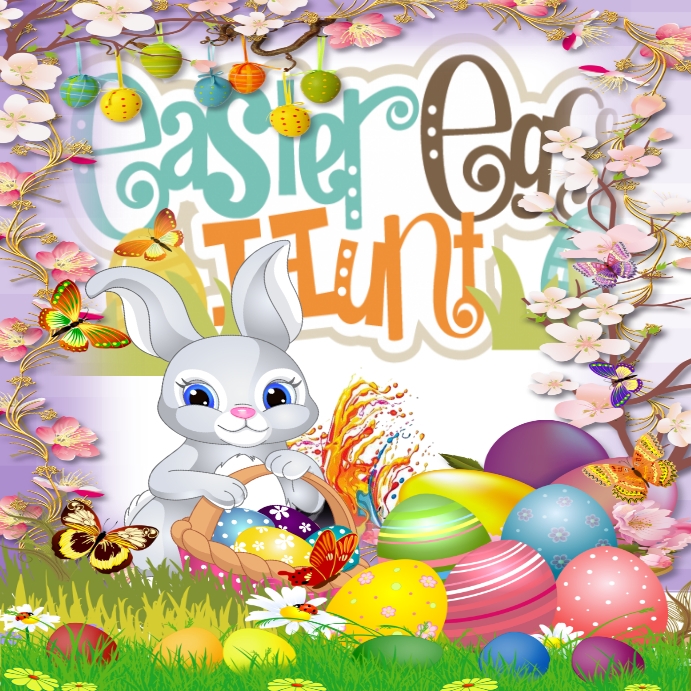 EGG HUNT Template | PosterMyWall