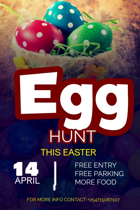 Plantilla de Egg hunt | PosterMyWall