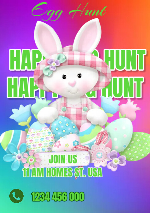 Egg Hunt Template | PosterMyWall
