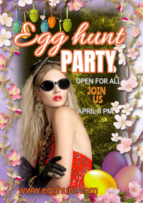 Egg Hunt Party Template | PosterMyWall