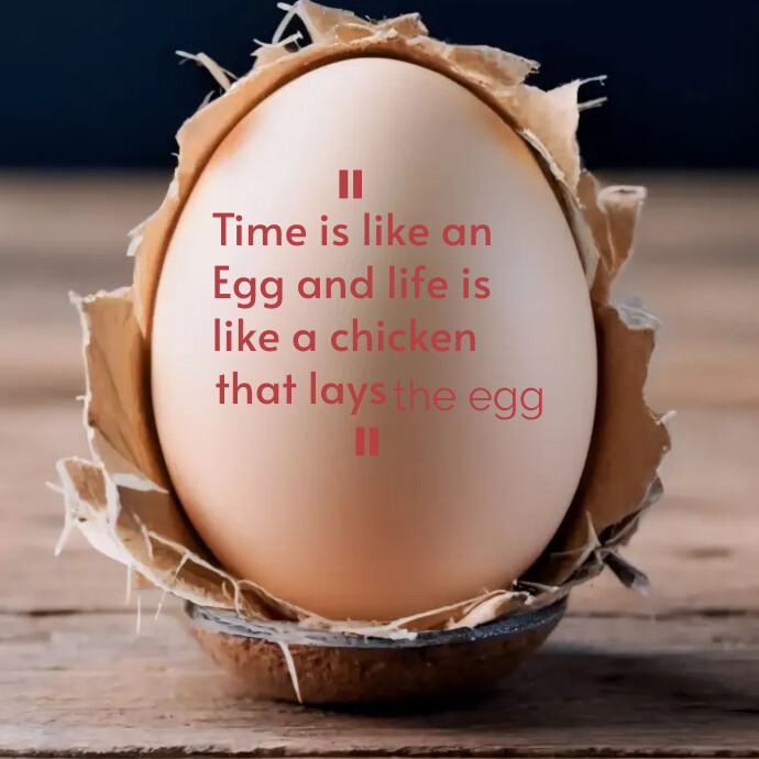 Eggs and life quotes Template | PosterMyWall