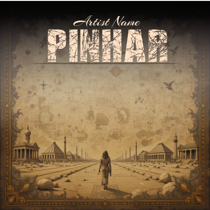 Copy of Egyptian style album cover design template | PosterMyWall