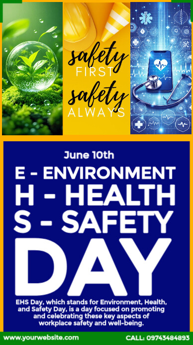 Copy of EHS Day Template | PosterMyWall