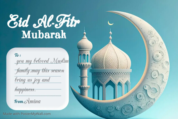 Plantilla de Eid Ai -Fitr Template | PosterMyWall