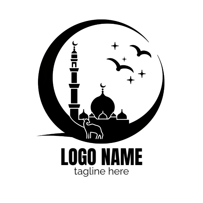 Copy of Eid Al Adha Crescent Logo | PosterMyWall