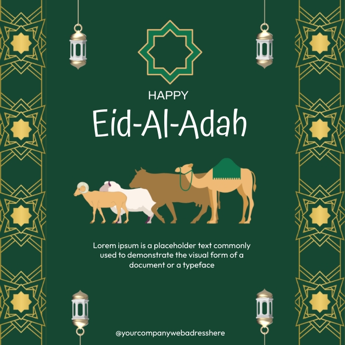 eid al adha Template | PosterMyWall