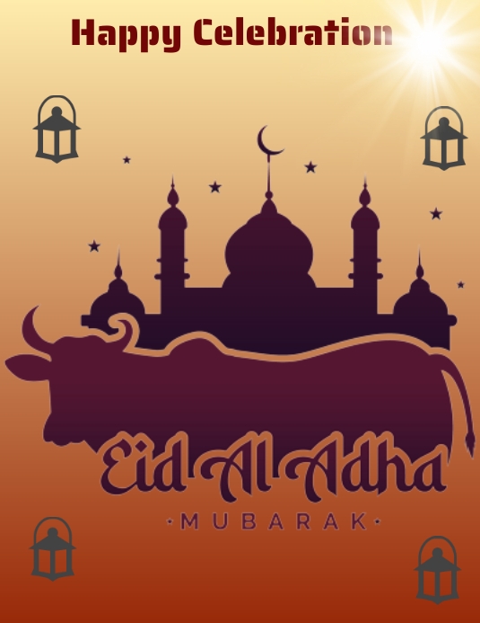 Eid al adha flyer Template | PosterMyWall