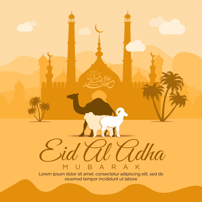 Eid al adha greetings template | PosterMyWall