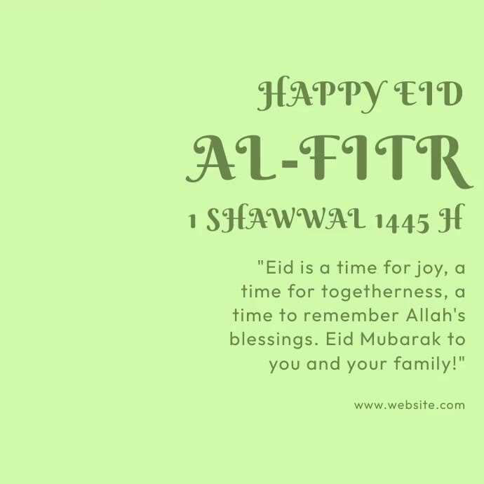 Eid Al-Fitr Event Template | PosterMyWall