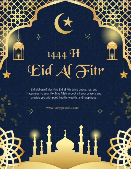 Eid AL Fitr Flyer Template | PosterMyWall