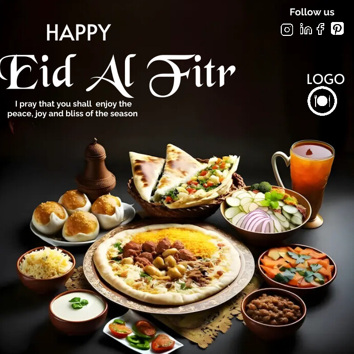 Eid al-Fitr restaurant template เทมเพลต | PosterMyWall